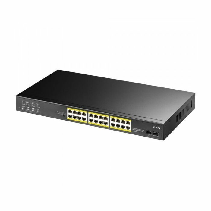 Коммутатор Cudy GS1028PS2 (L2) 24x1 Гбит/с 2SFP 24PoE+ 300W неуправляемый