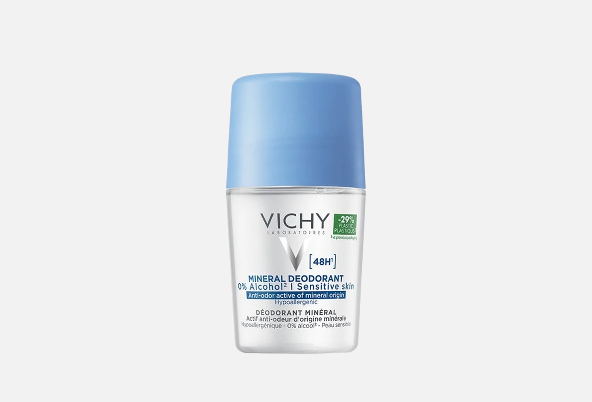 Дезодорант VICHY 48h Mineral Deodorant, минеральный, кристалл, без алюминия, 50 мл