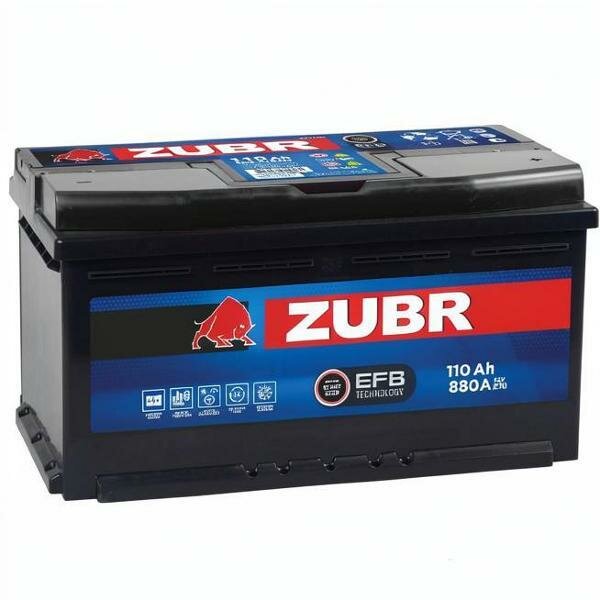 Аккумулятор для автомобиля ZUBR ZUBR EFB 110Ah 880A R+