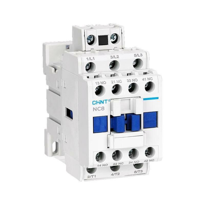 Контактор NC8-18/W 3п 18А кат. 100-250В AC/DC 1НО+1НЗ (R) CHINT 572287