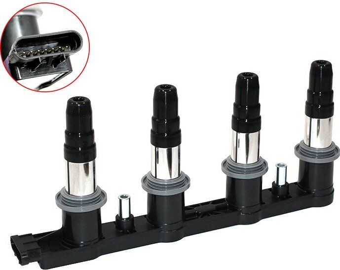 Катушка зажигания SAT ST-96476979 CHEVROLET AVEO II 08-/CRUZE 09-/LACETTI 05- модуль
