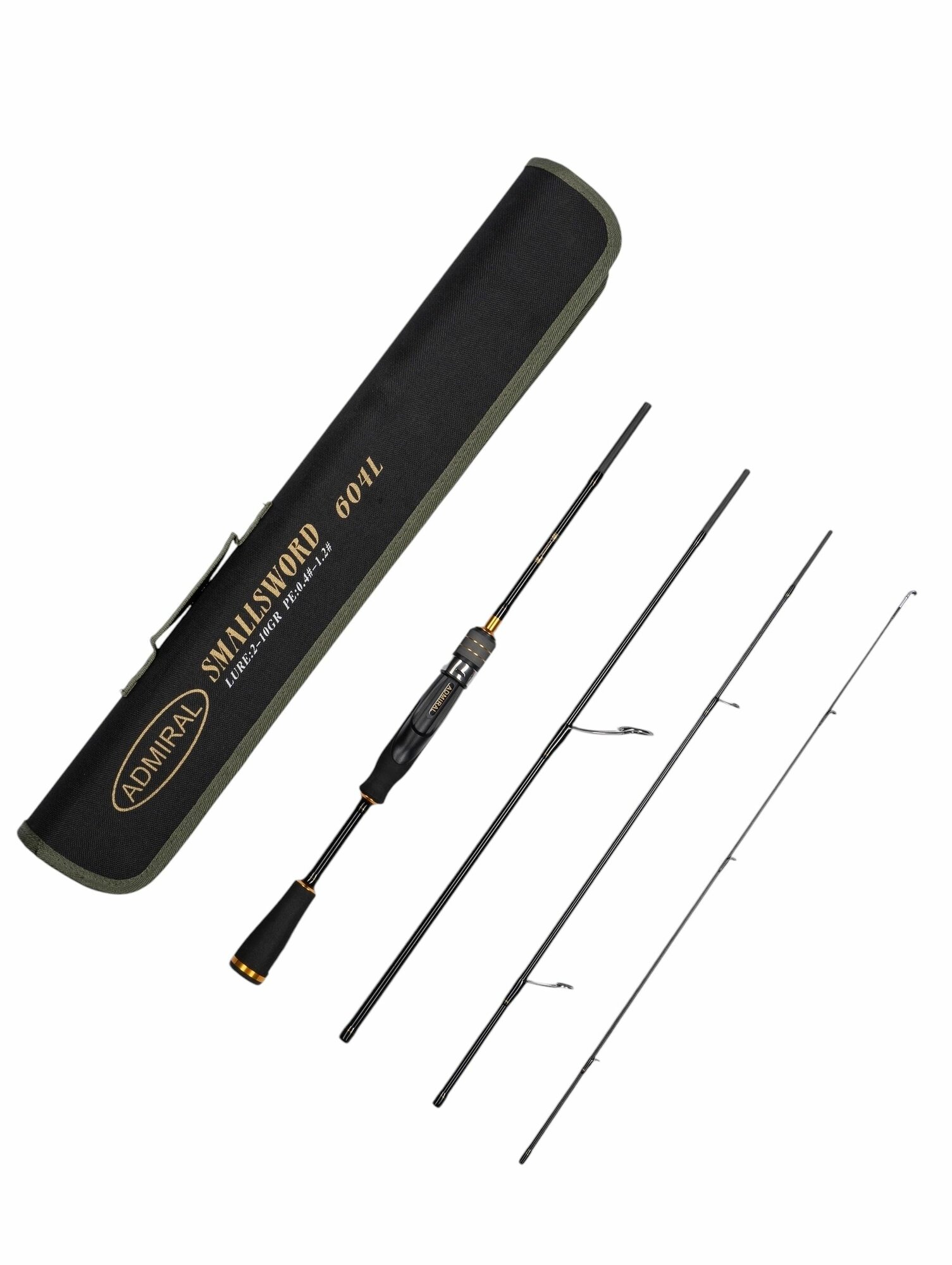 Admiral Smallsword 604L 1.84м, 2-10гр тревел спиннинг 4-частник