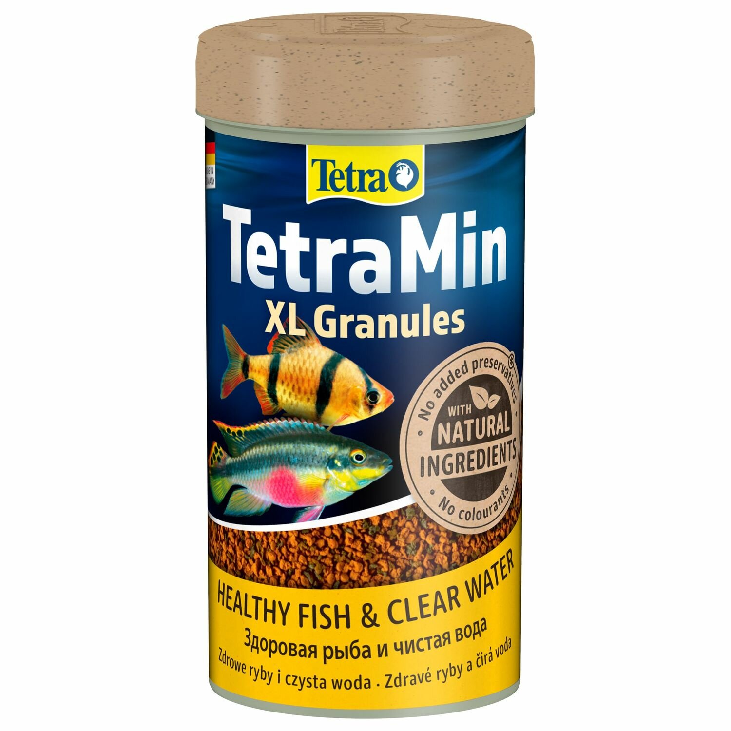 Корм TetraMin XL Granules гранулы для тропических рыб, 250 мл