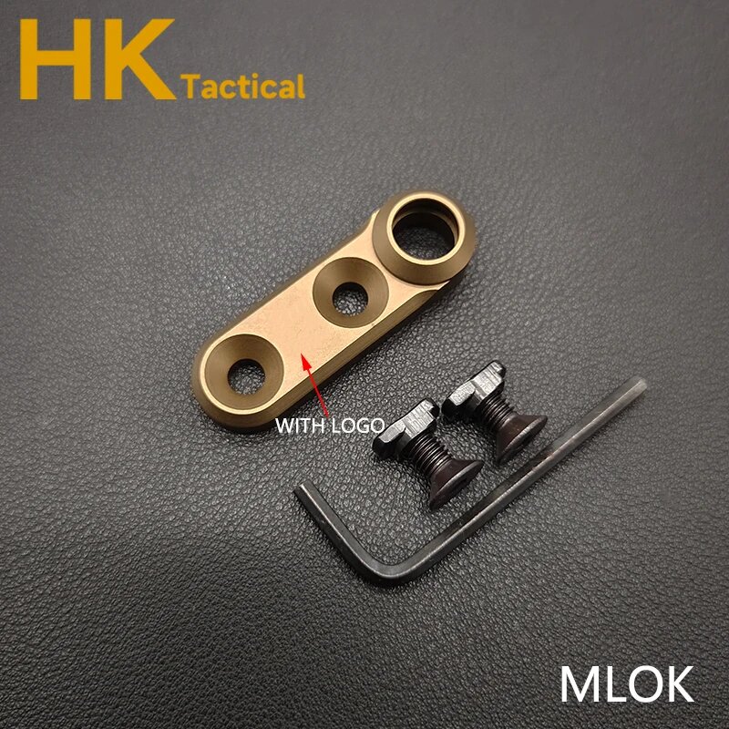 Крепление KAC M-LOK QD, цвет DE с логотипом