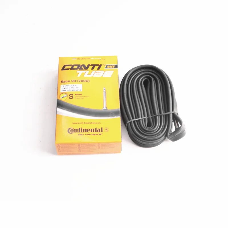Continental CONTI RACE Велосипедные камеры для шоссейных велосипедов Желтый, 700x20 25C 60MM FV