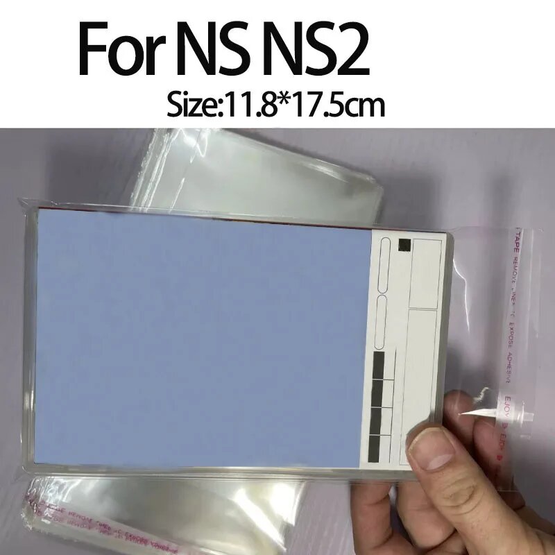100 пакетов для приставок NS NS2 11.8*17.5 см
