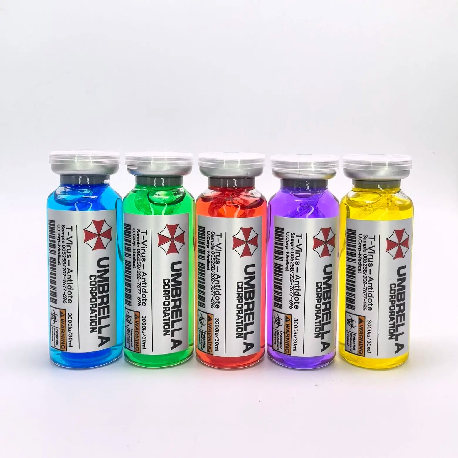 Фигурки Resident Evil T-Virus Antidote, 5 цветов
