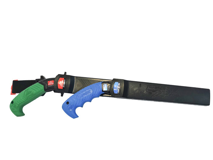 Комплект из 2-х пил с прямым полотном в чехле, с поясным креплением SAMURAI WS-180+300