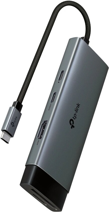 Разветвитель USB-C TP-Link UH7020C 2порт. серый