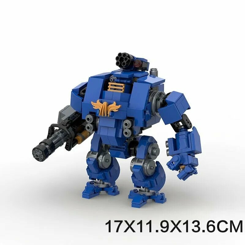 Конструктор совместимый с Lego, меха-робот, броня, космодесант, Warhammer 40K стиль, набор для сборки, подарок для мальчика, 700+ деталей