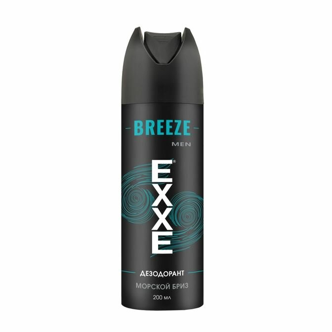 EXXE Дезодорант Breeze мужской, спрей, 200 мл