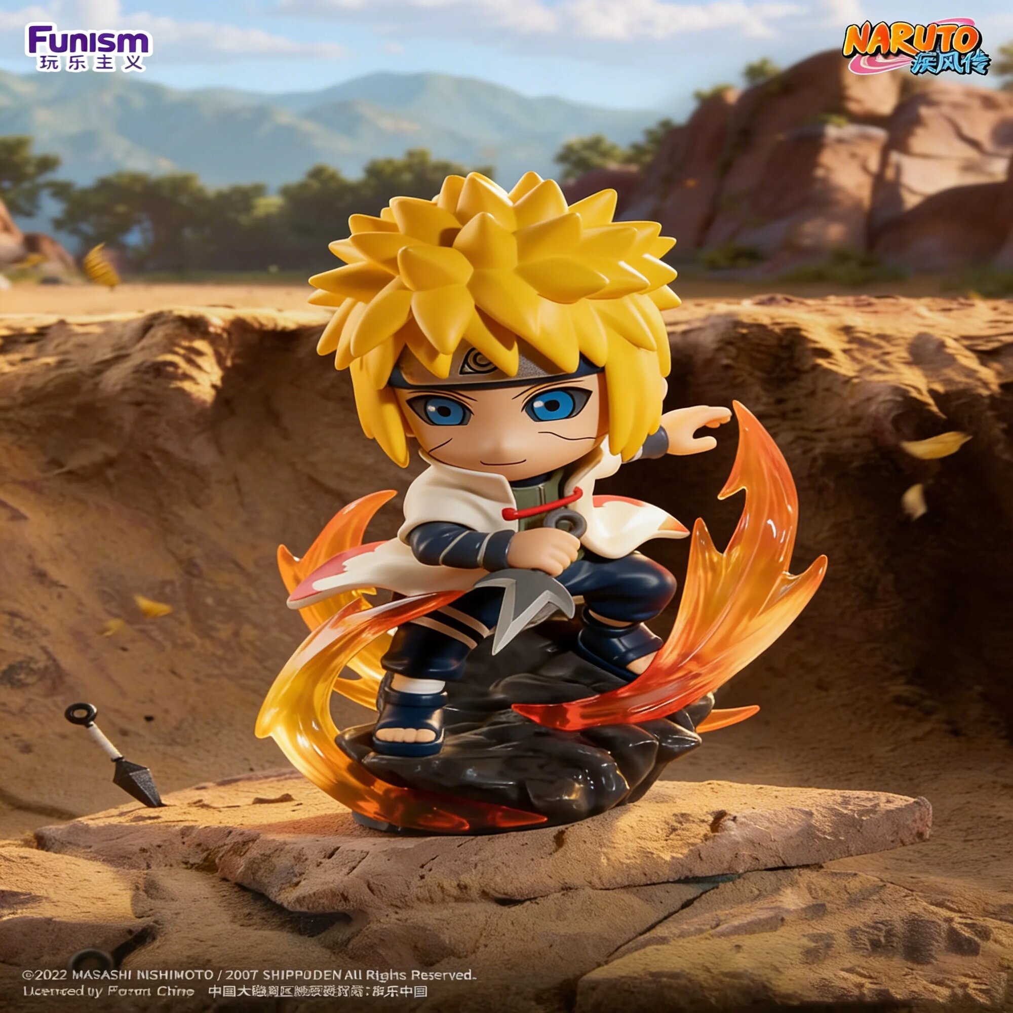 Bandai Naruto Shippuden Ultimate Battle Serie Blind Box Фигурка Minato Namikaze