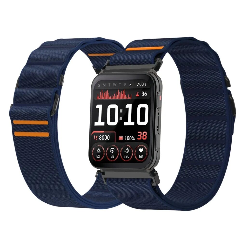 Нейлоновый ремешок для Garmin Venu X1, имеет S-образную пряжку, легкий и дышащий, повседневный и минималистичный/ доступен в нескольких цветах/ подходит как для мужчин, так и для женщин