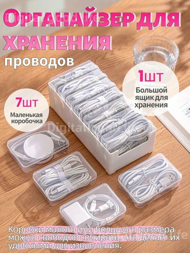 Органайзер для хранения проводов, органайзер для кабелей и шнуров