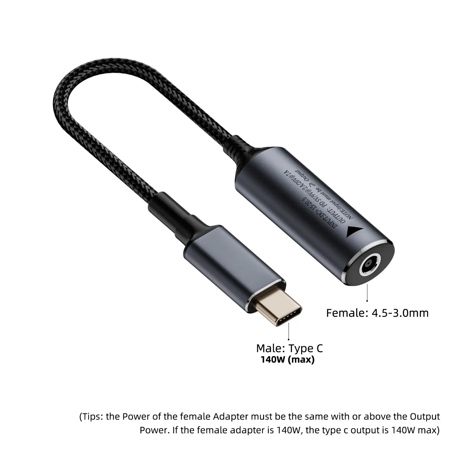 USB C PD адаптер питания для ноутбука HP 140W Cable