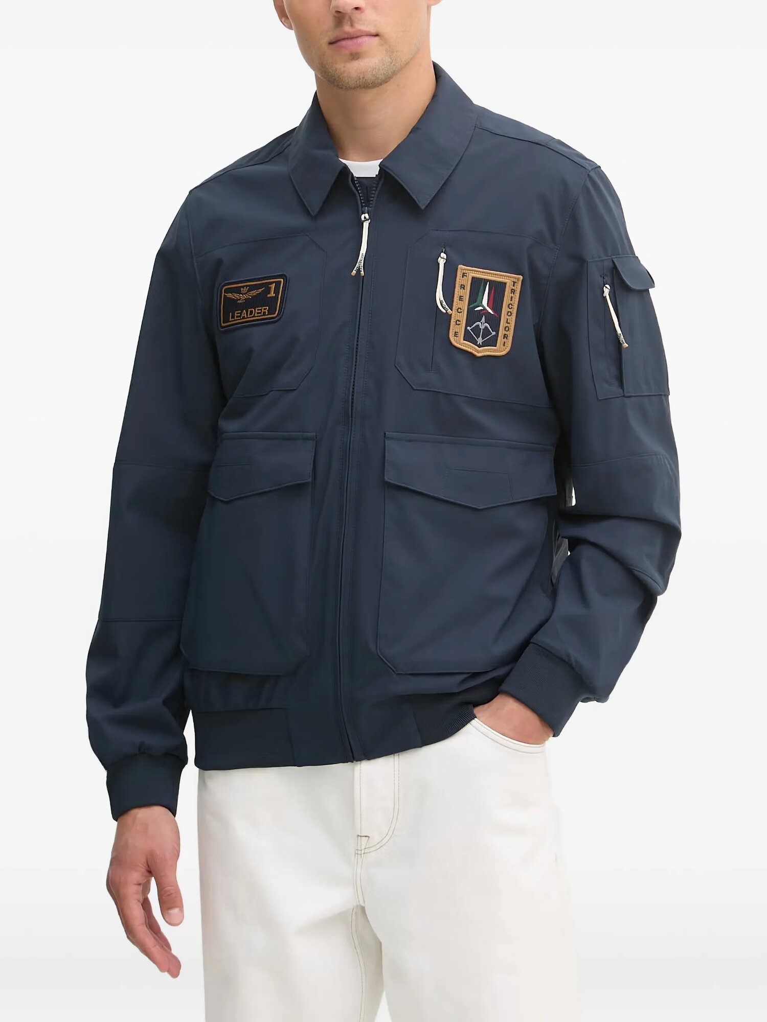 Куртка Logo-patch military jacket