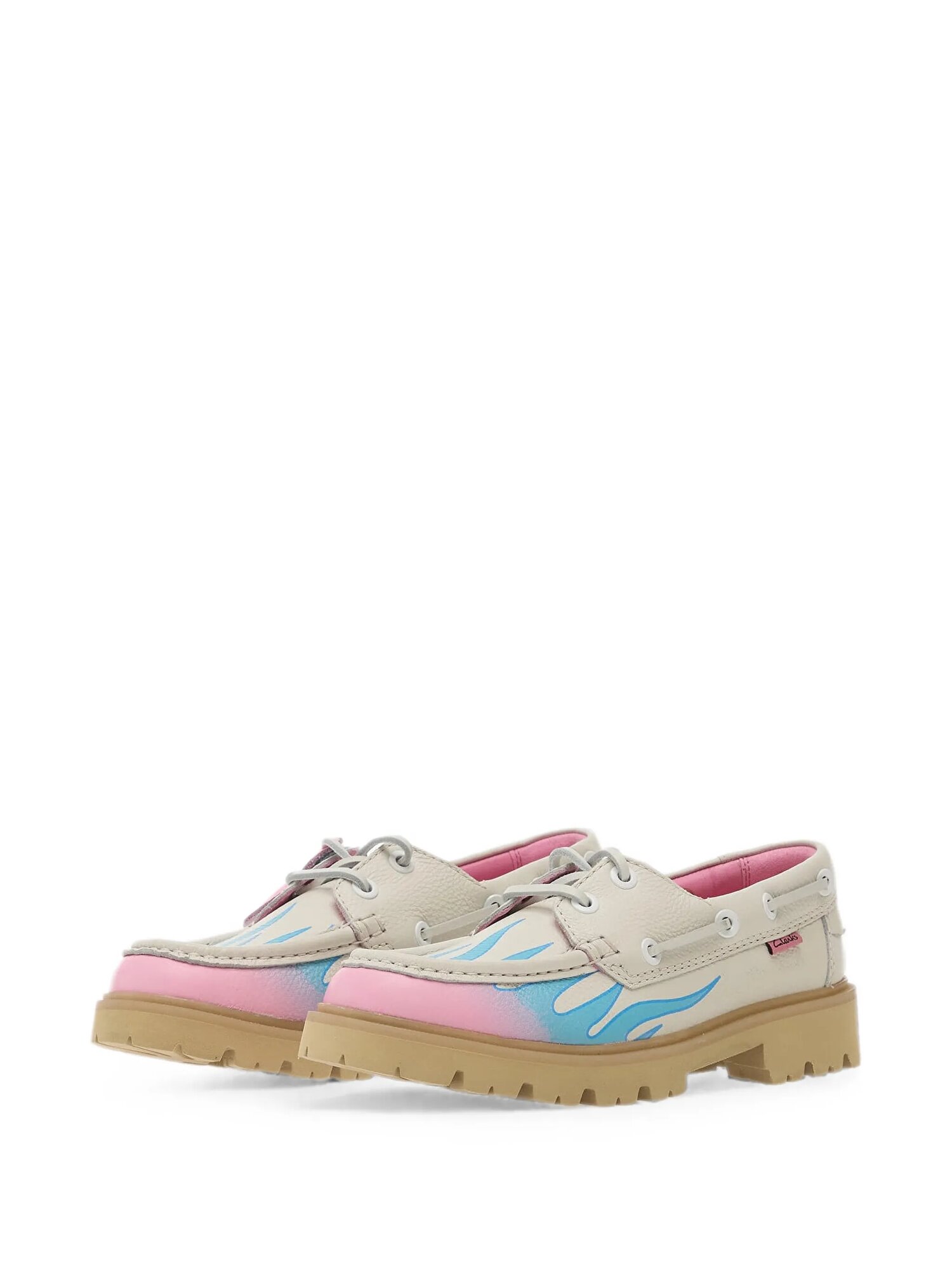 Туфли Clarks ORIGINALs Cleyhill Fire boat shoes, размер 7.5, разноцветный — фото 1