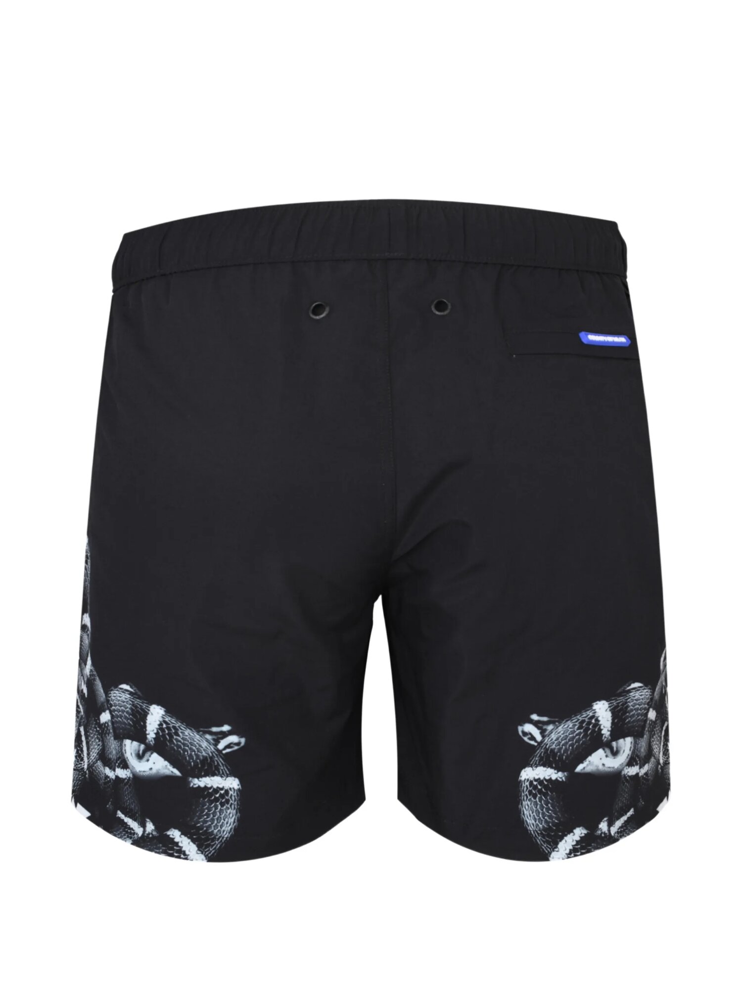 Шорты  Snake-print drawstring shorts, размер 48, black/black — фото 1