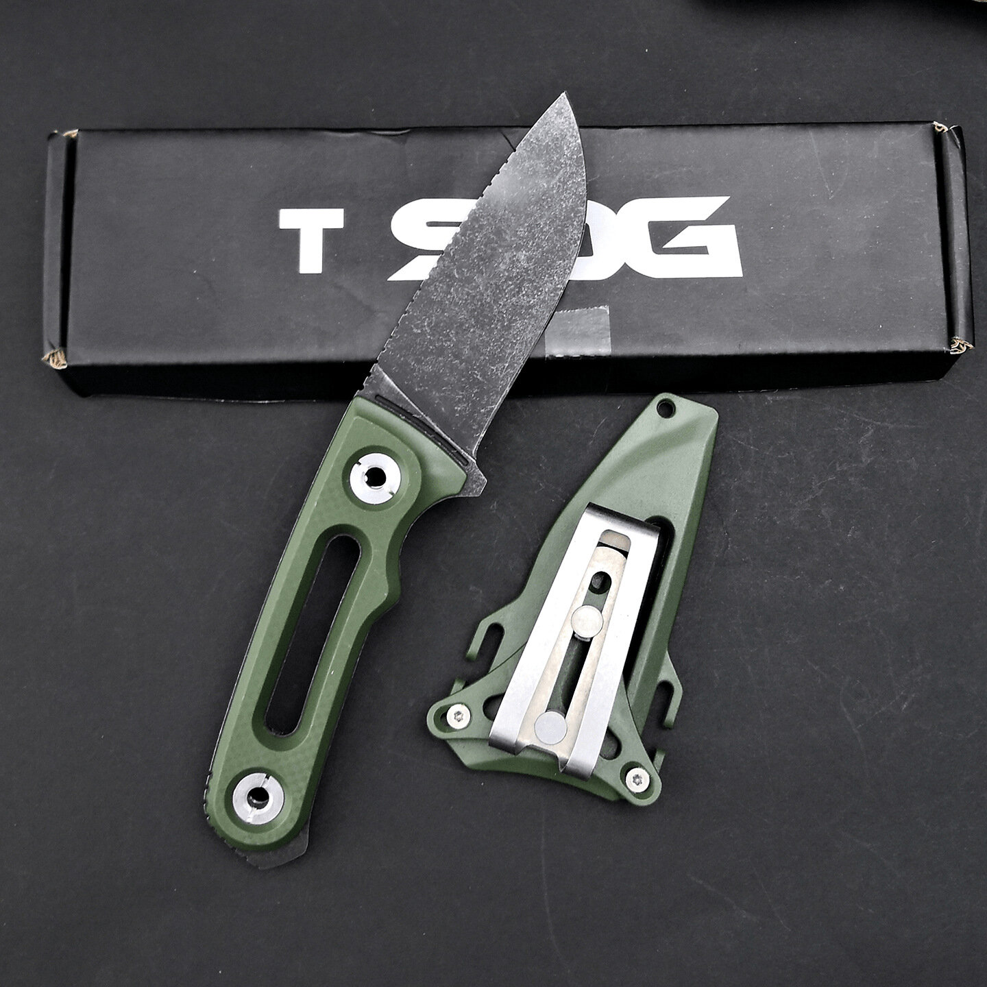 SOG Портативный тактический нож, компактный прямой нож для кемпинга, выживания и самообороны