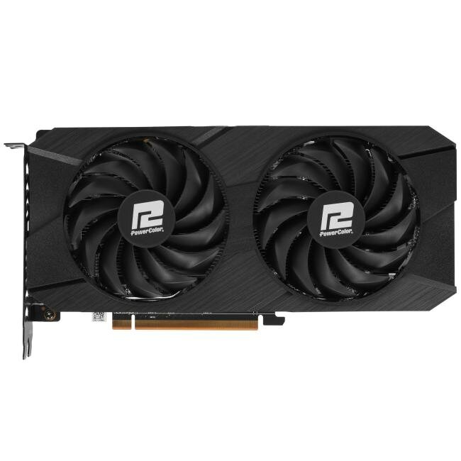Видеокарта PowerColor AMD Radeon RX 7600 Fighter [RX7600 8G-F/V2] [PCIe 4.0, GPU 1720 МГц, 8 ГБ GDDR6, 128 бит, 3 x Dis