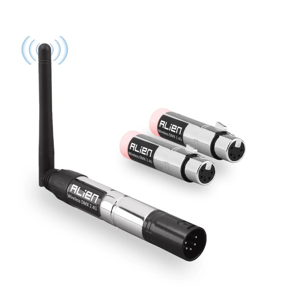Беспроводной контроллер ALIEN 5 Pin DIN DMX 512 Европейская вилка (EU Plug), 1T2R