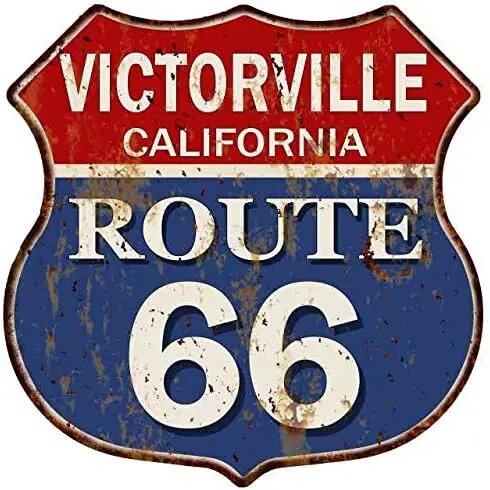 Металлическая табличка Route 66 16