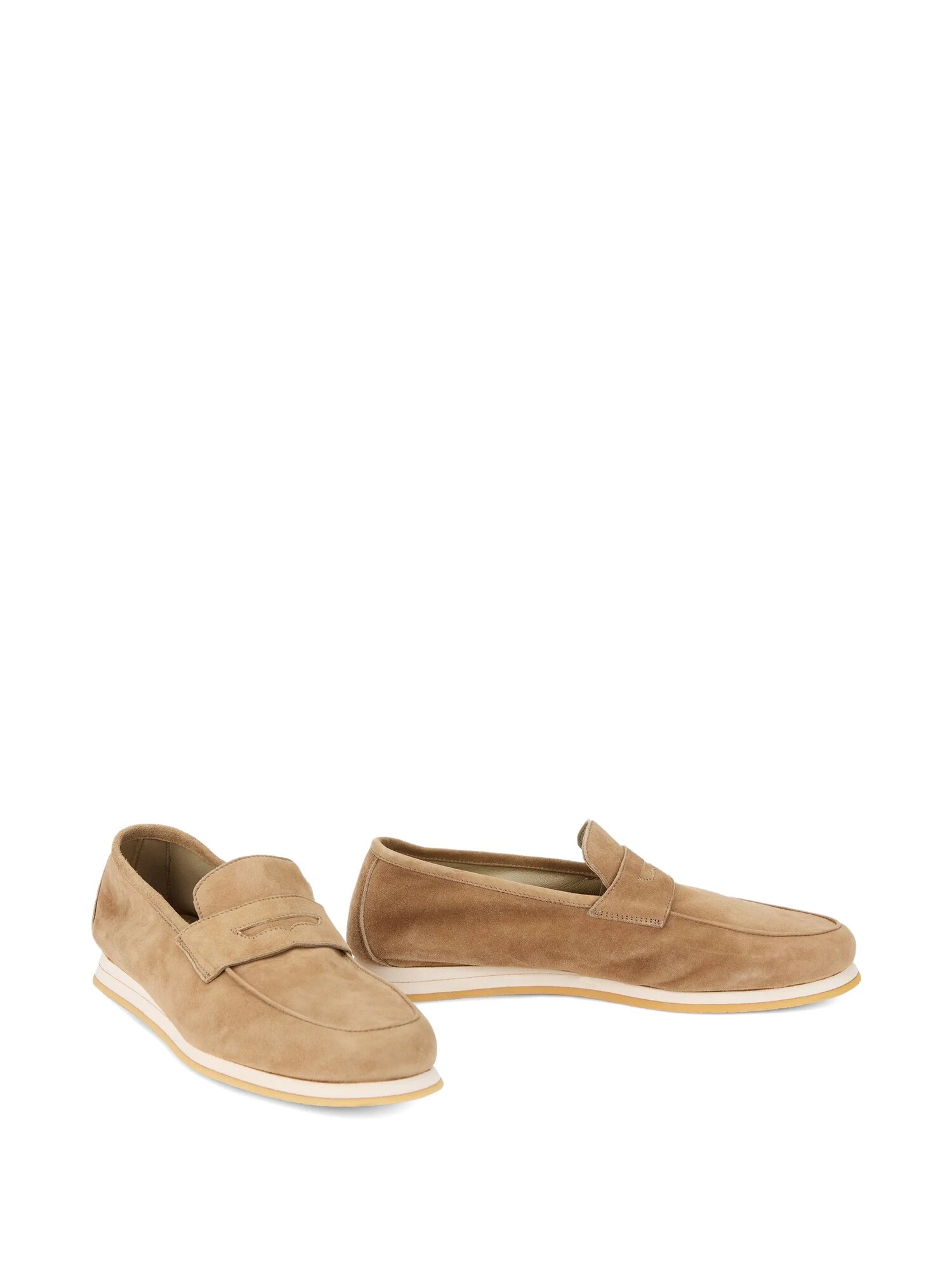 Лоферы FEDELI Suede slip-on loafers, размер 40, разноцветный — фото 1