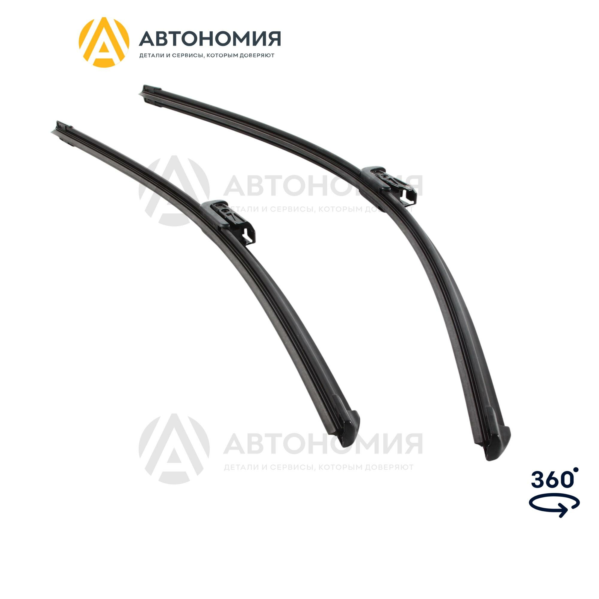 Щётки стеклоочистителя бескаркасные Skoda Yeti (5L) 09-2018 480мм 600мм VAG 5L1 998 001