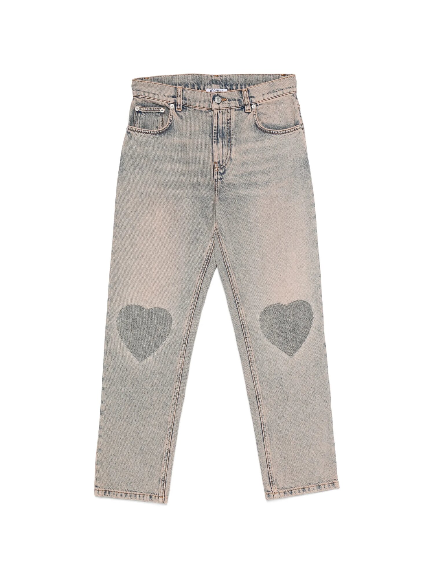 Джинсы Heart-patch jeans 