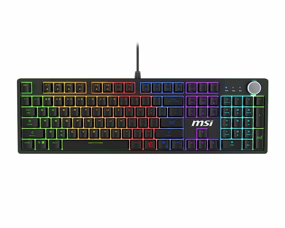 Клавиатура проводная MSI FORGE GK320 RED RU (S11-04RU259-HH9)