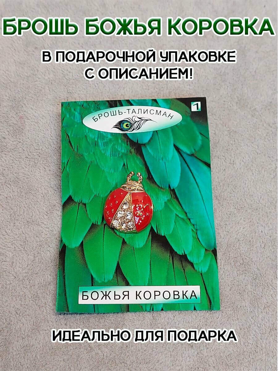 Брошь, стразы