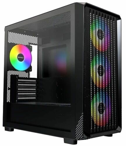 Компьютерный корпус MONTECH X5M (X5M (B)) черный - Mini Tower, Micro-ATX, USB 2.0 Type-A, USB 3.2 Gen 1 Type-A
