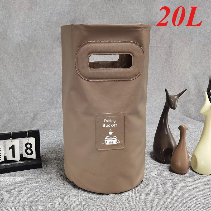 Складной ведро для воды 15-20л 20L Khaki