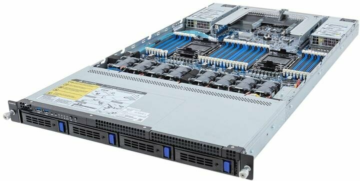 (Z1018015) (ТХП) gS9800/pro1U: 2xXeon Gold 6426Y/ 4x16 Гб/ 960 Гб NVMe SSD/ 3x1.92 Тб SATA SSD/ RAID/