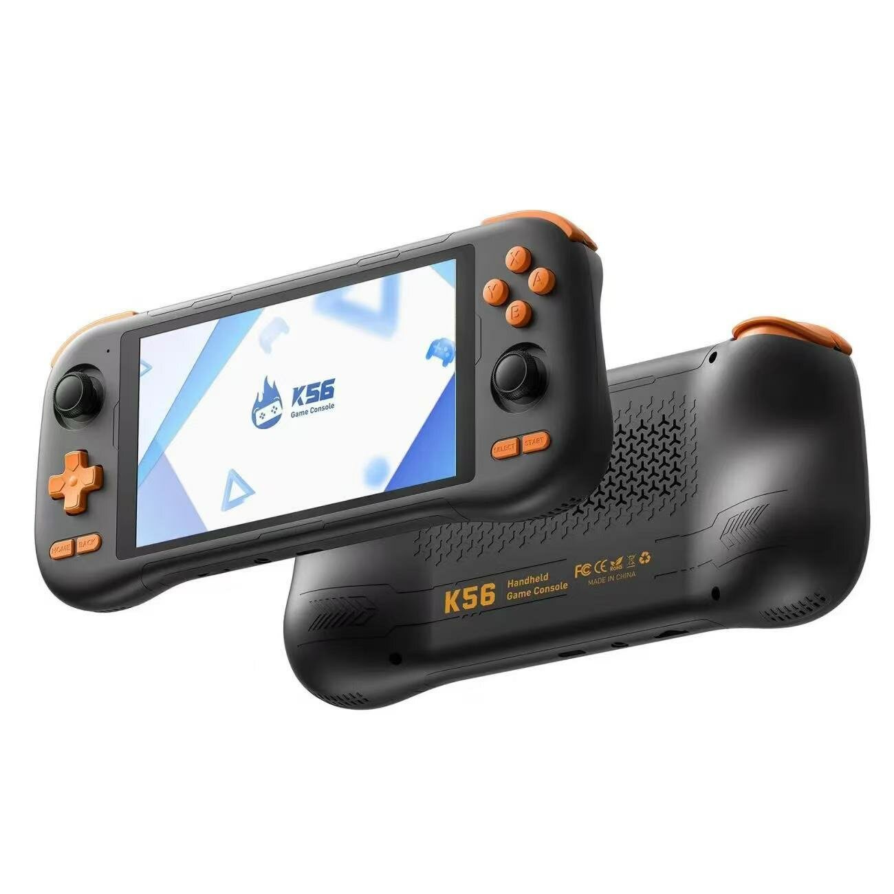 K56 с большим экраном 5,5 дюйма, Android 14, загрузка игр из Google Play Store (+128 ГБ памяти, игры включены)