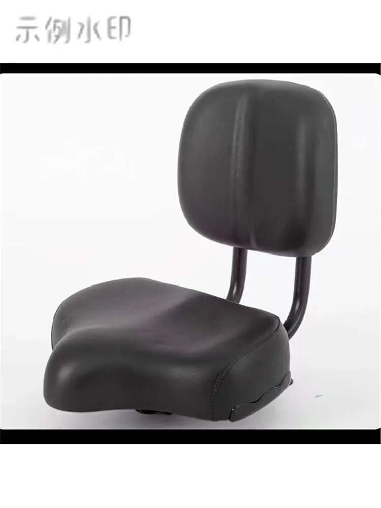 Замена седла электрического велосипеда Comfort 30смx24см, черное, универсальное