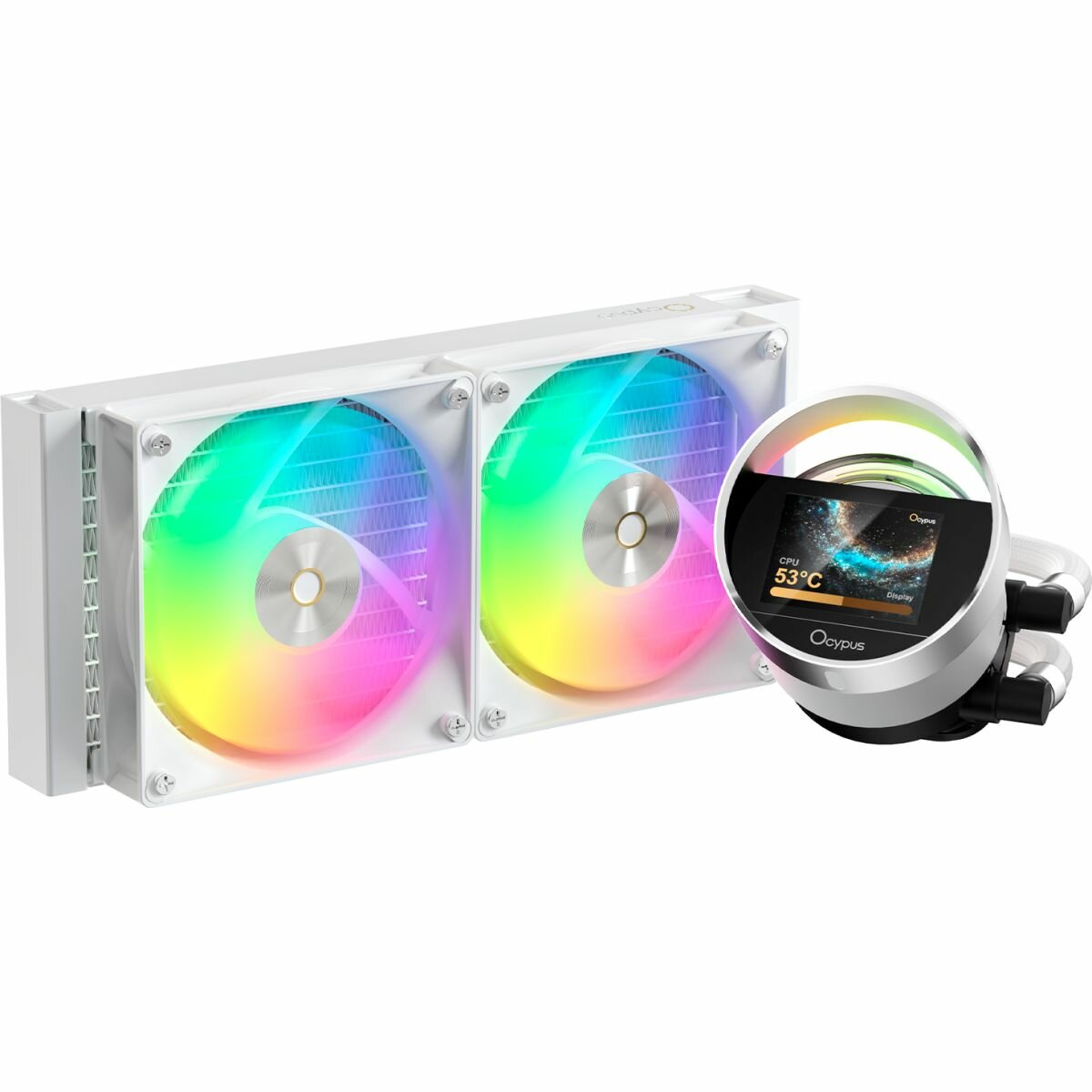 Система водяного охлаждения для ПК OCYPUS Sigma L24 WH ARGB 120 мм A-RGB