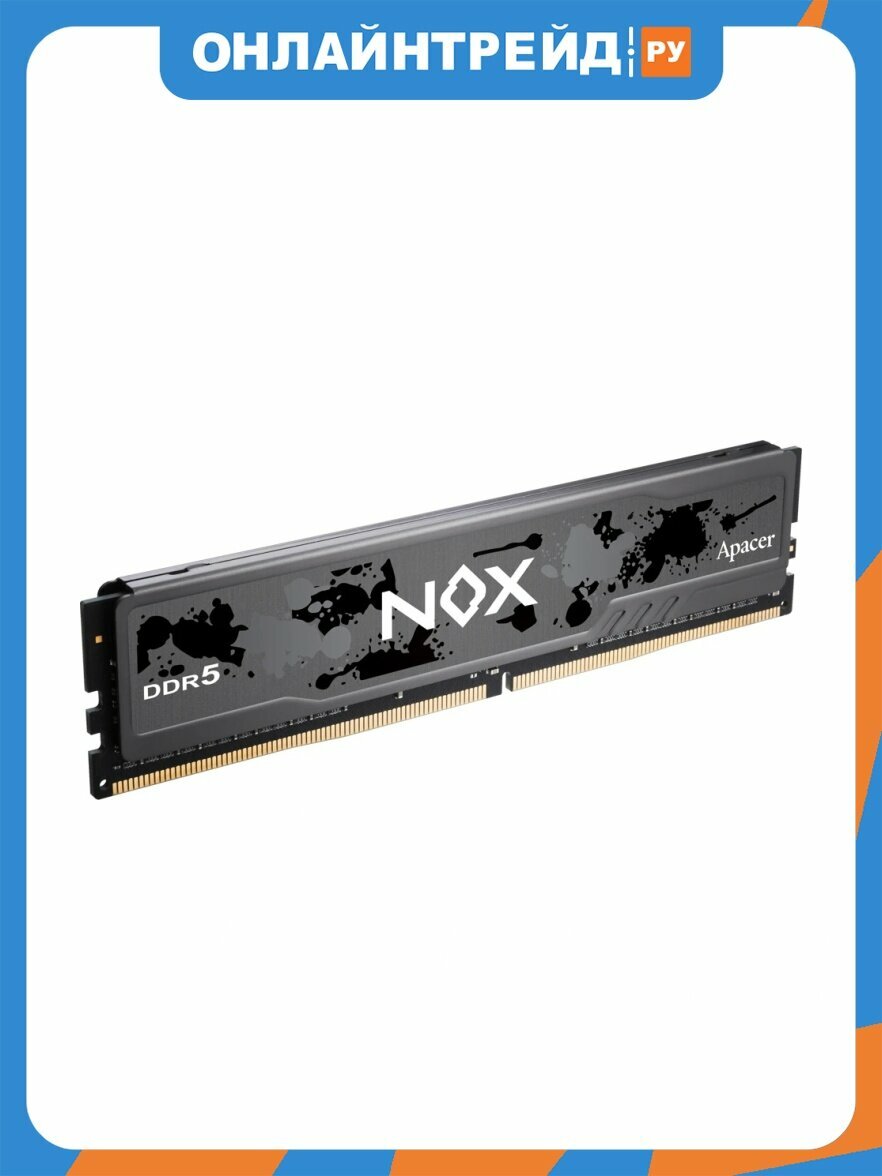 Оперативная память Apacer NOX Black 16GB DDR5-5200 DIMM (AH5U16G52C522MBAA-1)