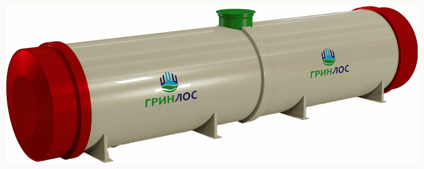 Емкость для пожаротушения гринлос Пожарный резервуар 120 м3 из полипропилена