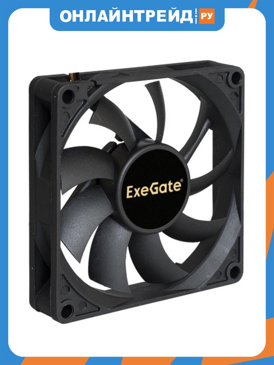 Вентилятор для корпуса Exegate EX08015B4P-PWM 80x80x15 мм EX288924RUS