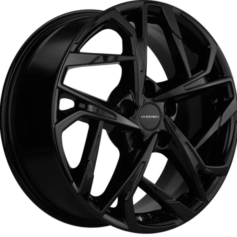 Литой колесный диск Khomen Wheels KHW1716 (Chery Tiggo/Tiggo 7 Pro) 7x17/5x108 ET40 D60,1 Black
