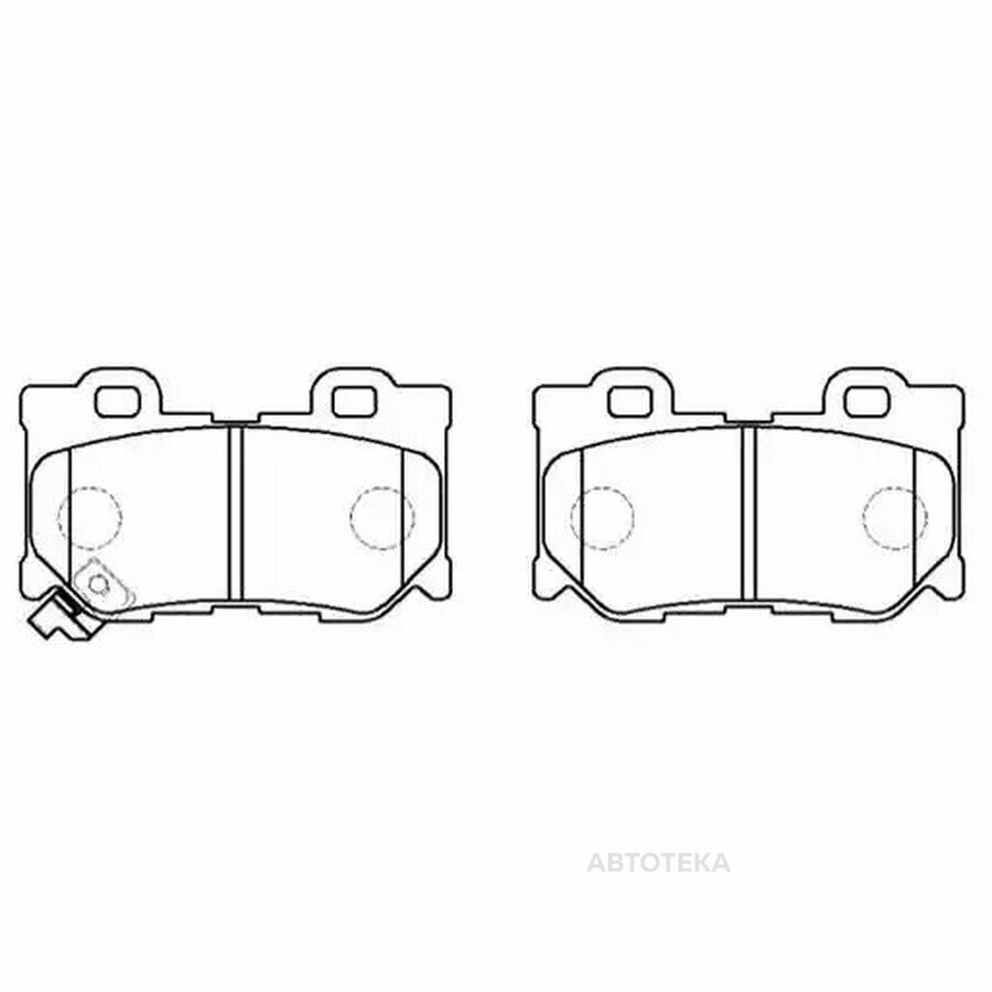 Колодки тормозные задние HSB HP5249 INFINITY FX30d/35/37/50/G37 01.03->, NISSAN 370 Z 3.7 06.09->