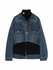 Куртка Sacai Raw-cut knit-panelled denim jacket, размер 44