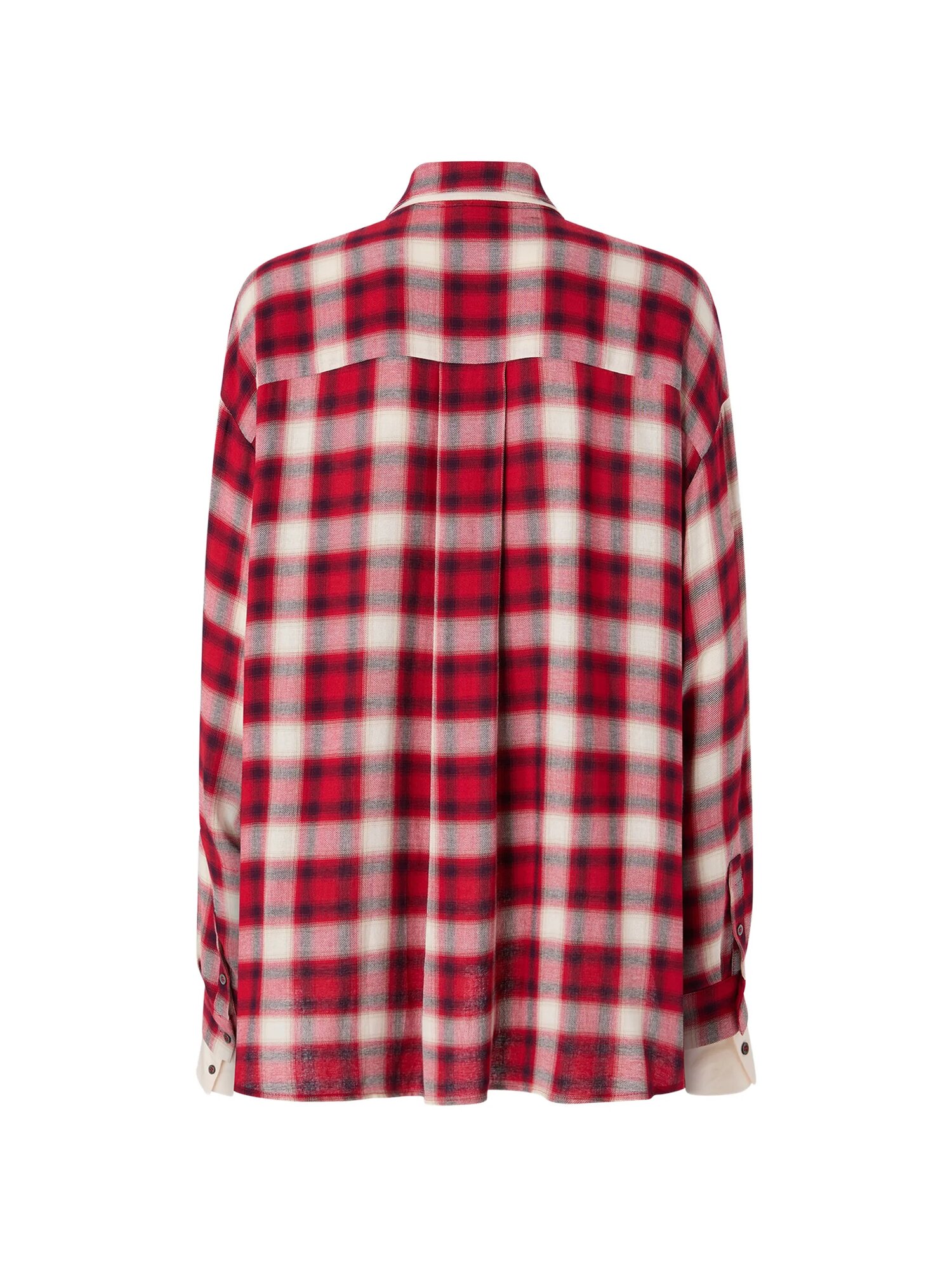 Рубашка Pinko Oversized shirt with check pattern, размер 40 — фото 1