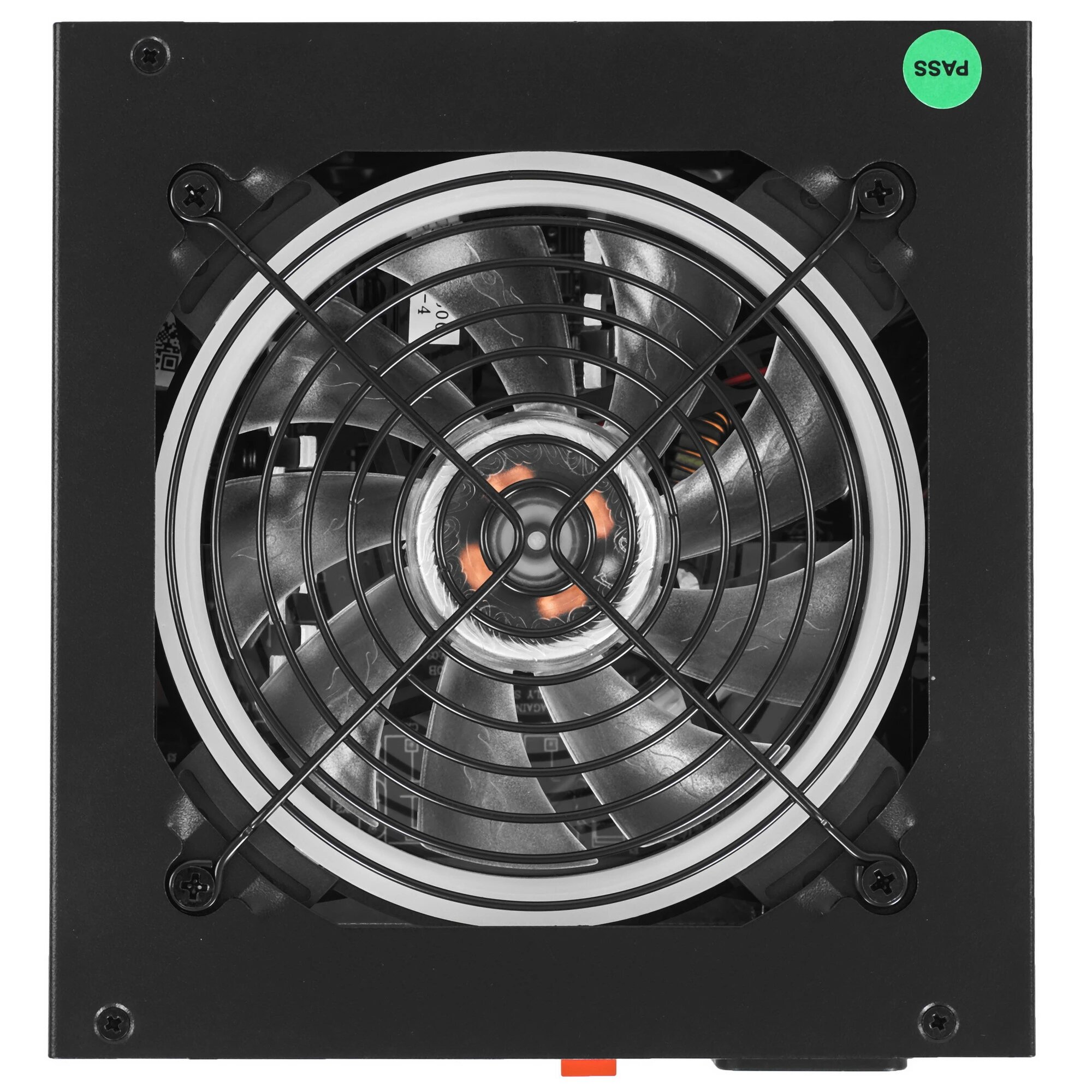 Блок питания ExeGate EVO800 EX280441RUS-S, 800 Вт, ATX 12V v2.4, RGB‑подсветка, черный
