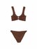 Купальник HUNZA G Julia metallic crinkle bikini, размер OneSize