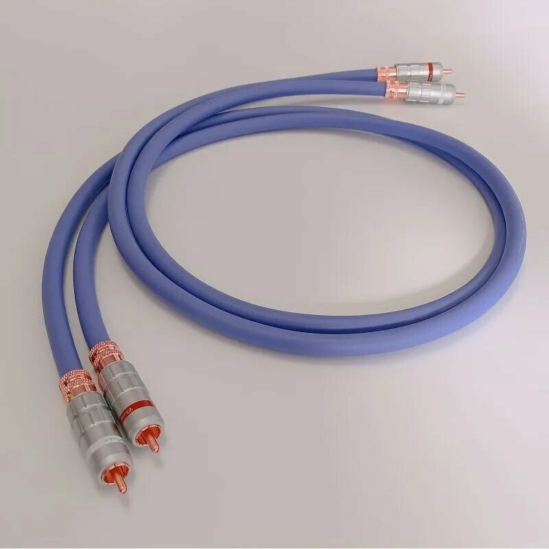 Furutech Аудиокабель RCA/RCA, 0.75 м, голубой