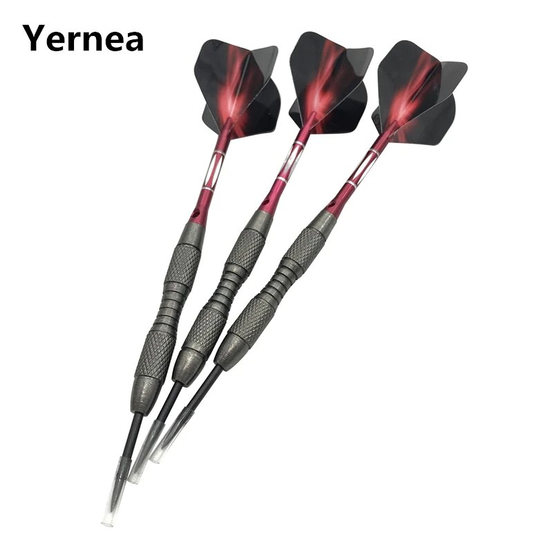 Yernea Профессиональные жесткие дротики 20г, красный, алюминиевые