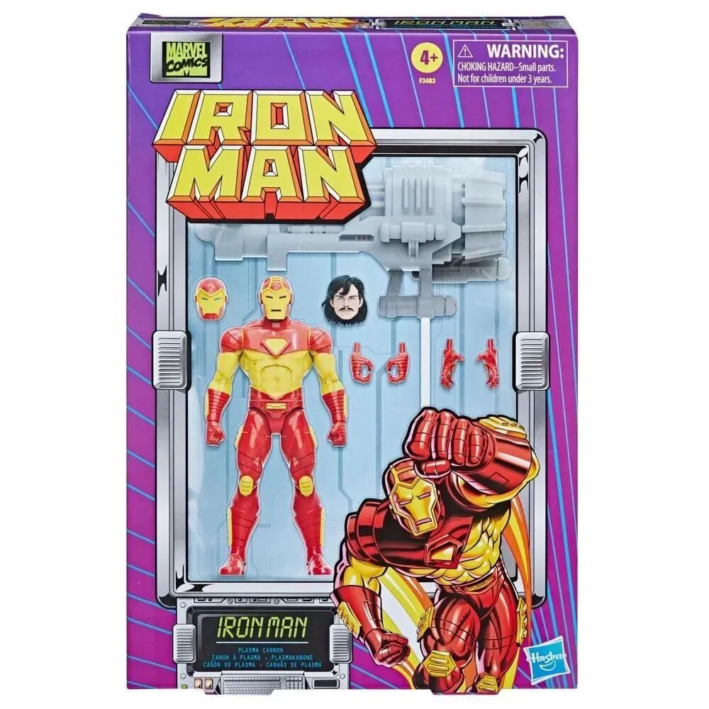 Фигурки Hasbro Marvel Legends Ретро Железный человек 6Фигурка-игрушка
