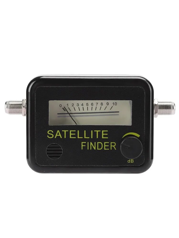 9501 Искатель спутникового сигнала Star Finder с желтыми буквами на черном фоне